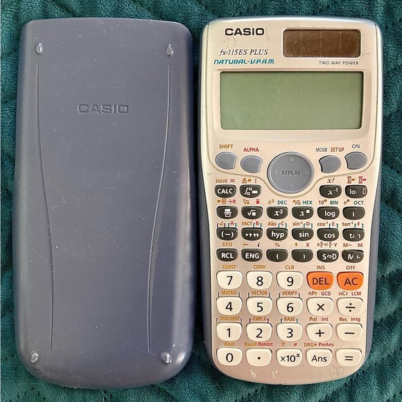 Casio | Other | Casio Fx15es Plus Natural Upam Two Way Power Scientific ...